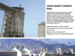 UNION CEMENT COMPANY (RAK) - Electron
